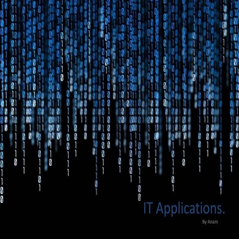 IT Applications | PPTX