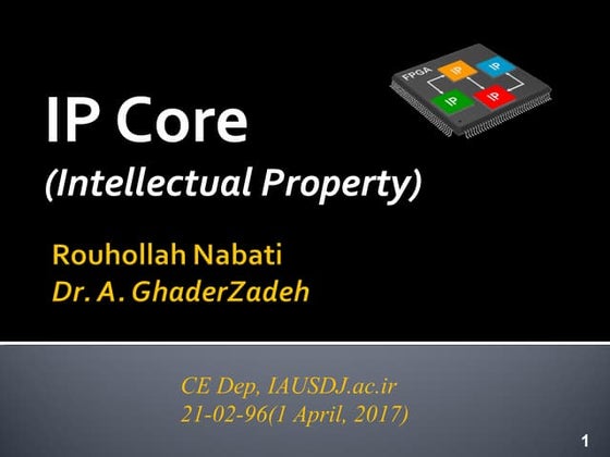 Intellectual property in vlsi | DOCX | Computing | Technology & Computing