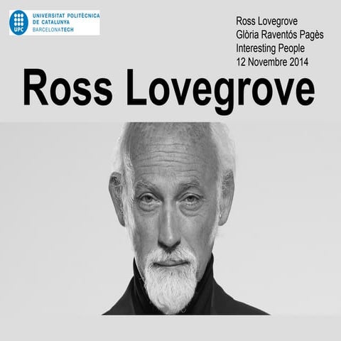 VilanovaDIBA14 Ross Lovegrove Gloria Raventos | PDF