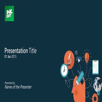 Business presentation template - think | PPT