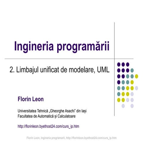Limbaje de modelare. UML | PDF