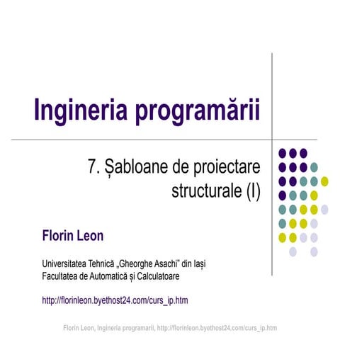 Sabloane de proiectare structurale (I) | PDF