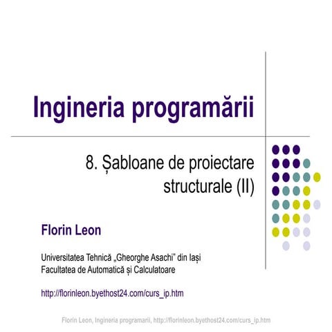 Sabloane de proiectare structurale (II) | PDF