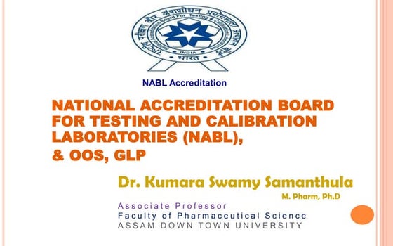 NABL ACCREDITATION | PPTX