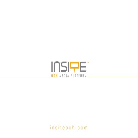 INSITE OOH Media Platform | PDF