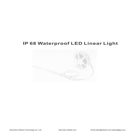Ip68 full pu potting led strip 201704 | PDF | Home Appliances | Home ...