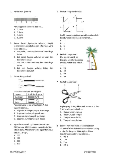 SOAL UAS GANJIL MATEMATIKA SMP KELAS VII 2015/2016 | DOCX