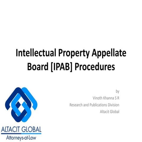 Ipab procedures | PPTX