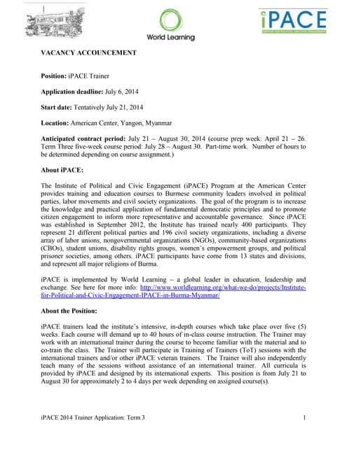 Application form (zawgyi) | PDF