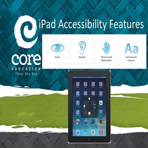 iPad accessibility features for Pasifika students with disabilities | PPT