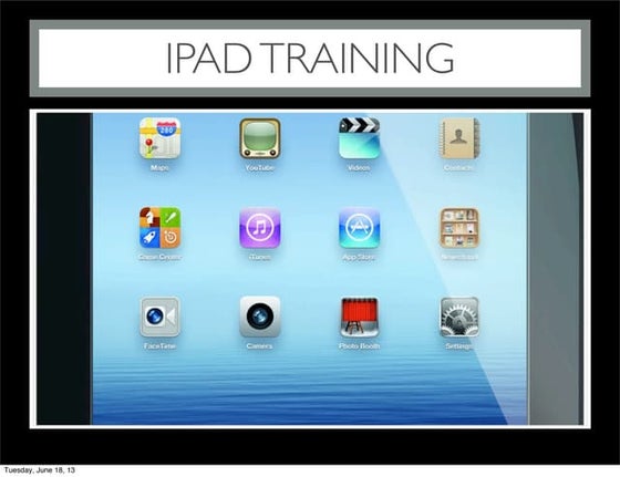iPad Basics Training (IOS7) | PDF