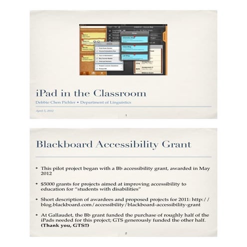 iPad for Classroom Learning | PDF