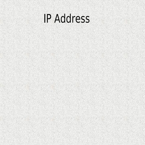 Ip address | PPT