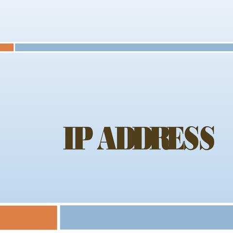 Ip address | PPT
