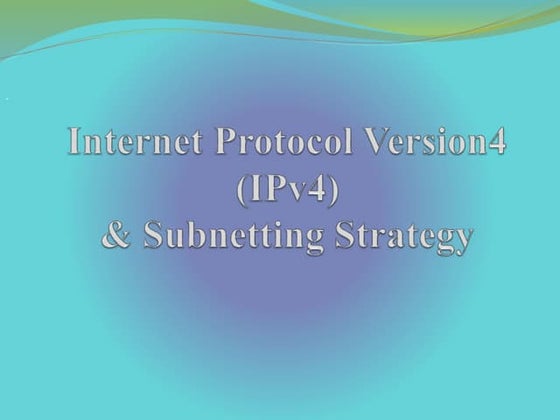 Basics Of Ip Addressing Ppt