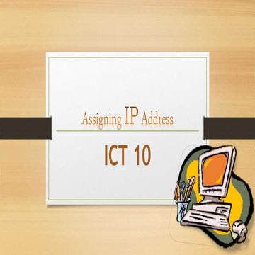 Assigning IP Adressing | PPTX