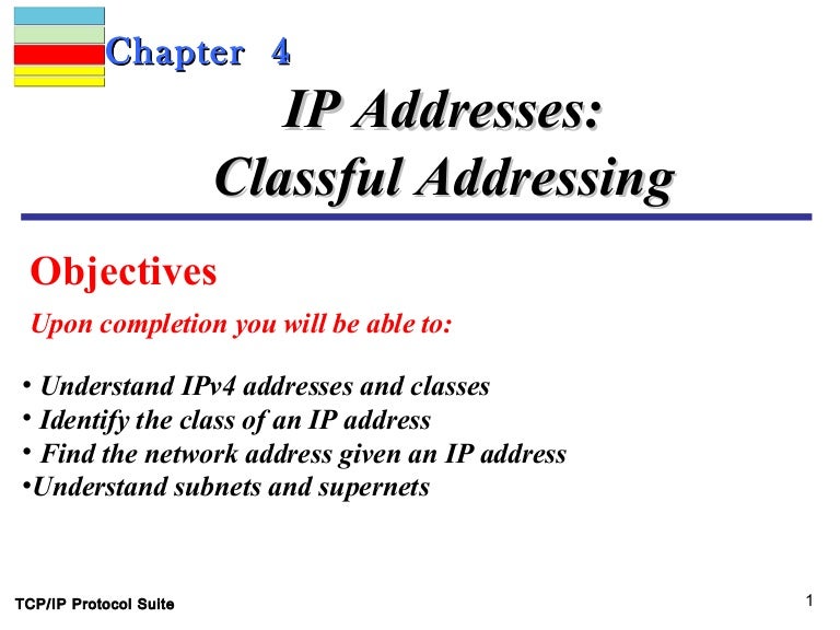 Ip Addressing Classful