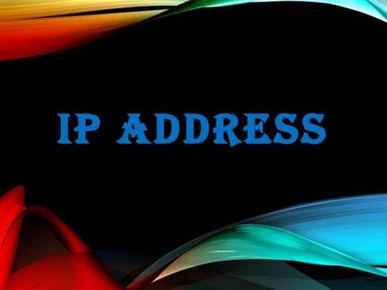 Basics of IP Addressing | PPT