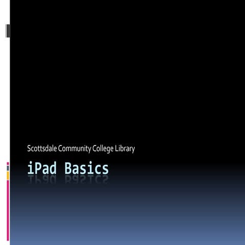 Ipad Instructions | PPT