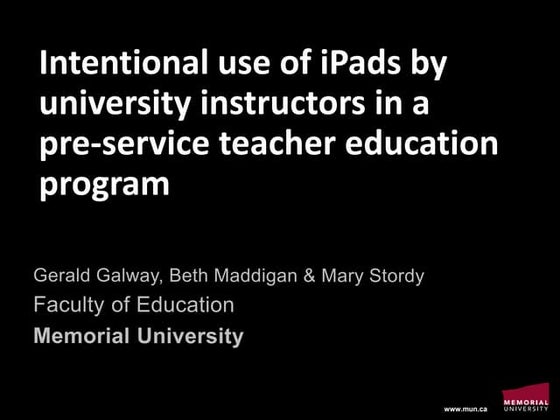 Fostering reflective practice with mobile technologies | PPT