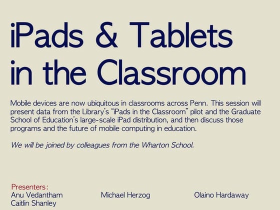 How useful are Apple iPads for Classrooms? | PDF