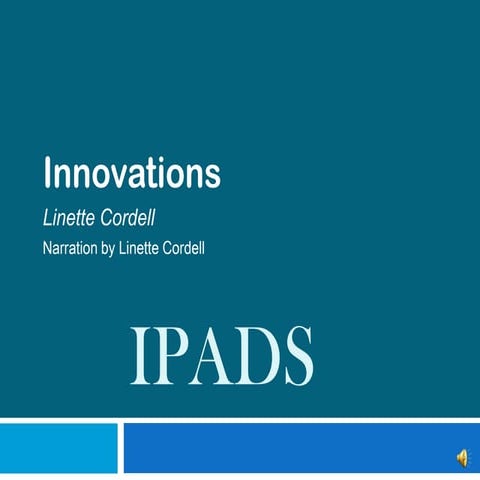 I pads powerpoint final project | PPT