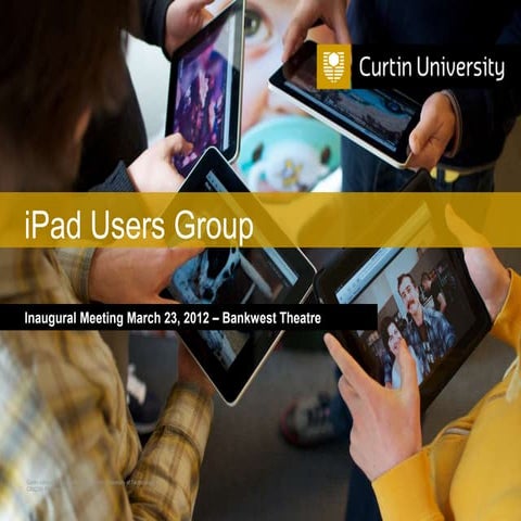 Ipad users group | PPT
