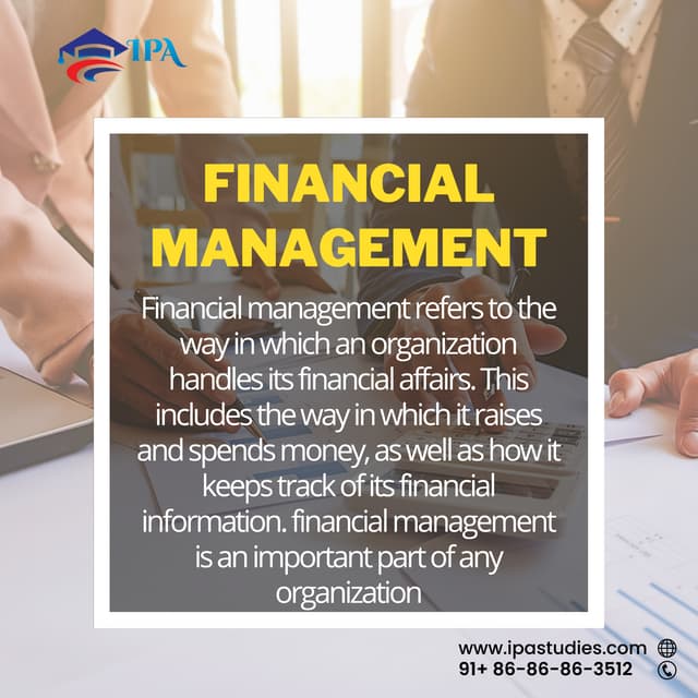 Financial Management Course in IPA Studies | PDF