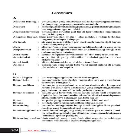 Ipa kls 9. glosarium | PDF