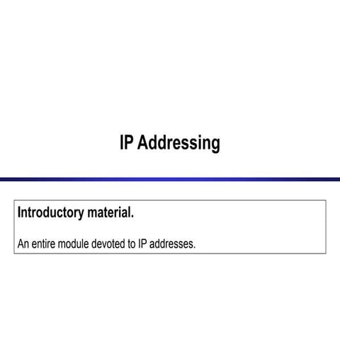 Ip And Cidr Ipv6 Addressingppt 
