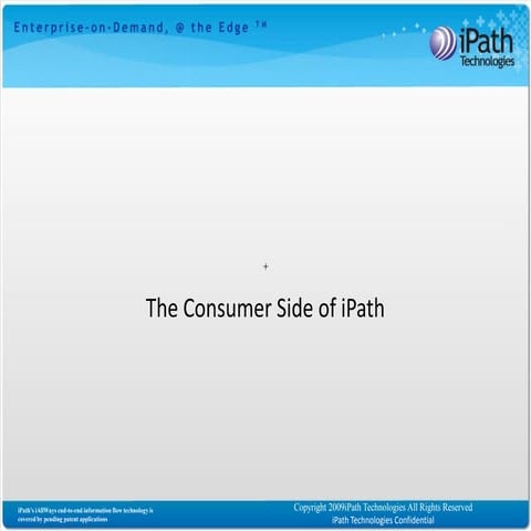 iPath Showcasing Consumer Play | PDF | Technology & Computing