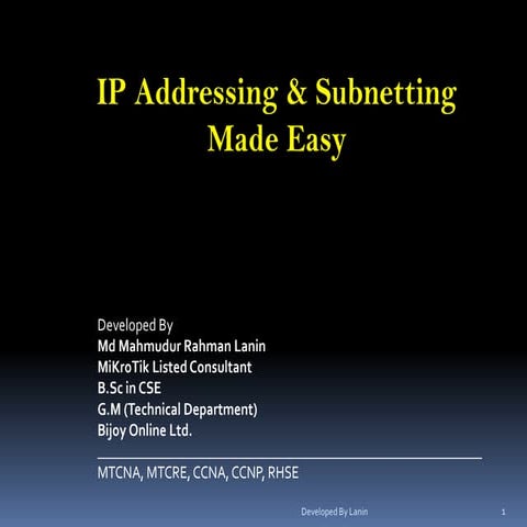 Ip basics | PDF