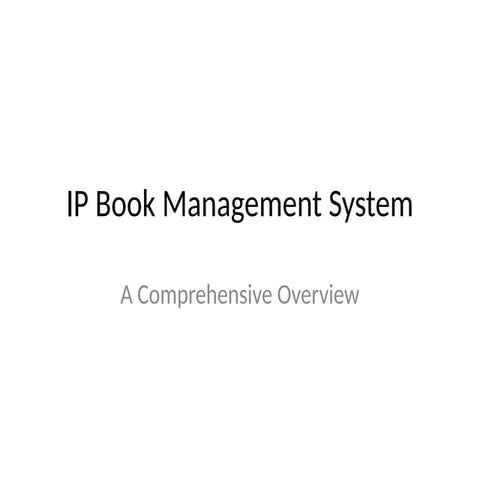 IP_Book_Management_System.pp kkkjkjhhhtx | PPTX