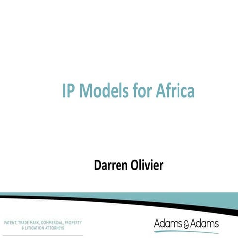 IP Models for Africa | PPTX