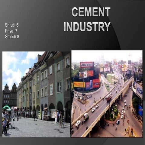 Ip cement industry by Shirish | PPTX