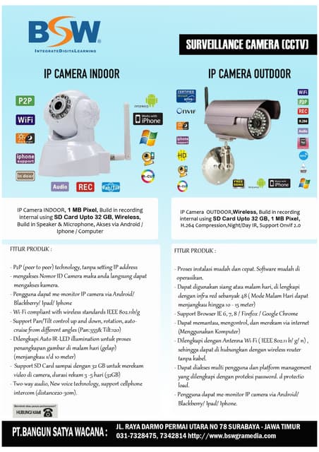 Brosur D-LINK IP Camera | PDF