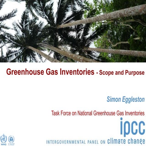 Greenhouse Gas Inventories Scope And Purpose Ppt