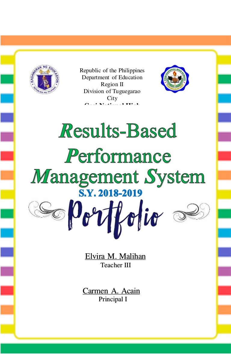 Complete RPMS PORTFOLIO 2019