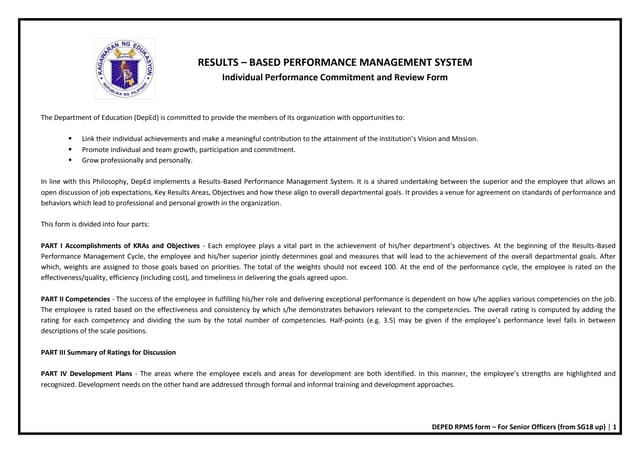"DepEd Order No.2, s. 2015 Guidelines on the Establishment & Implementation of the Results ...