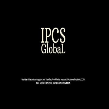 presentation for ipcs global, we offer best courses for a better future ...