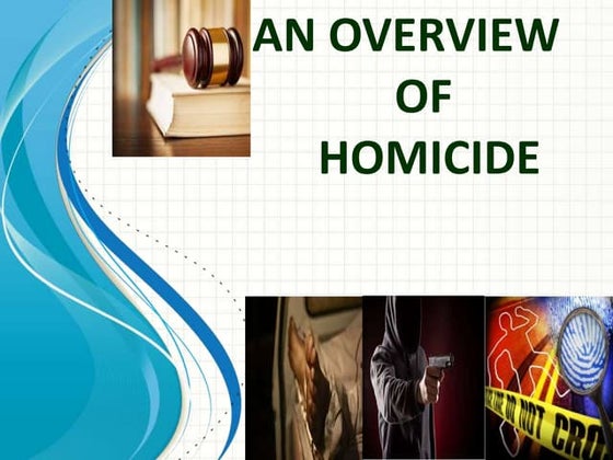 Culpable Homicide and Murder | PPTX | Crime & Harmful Acts to ...
