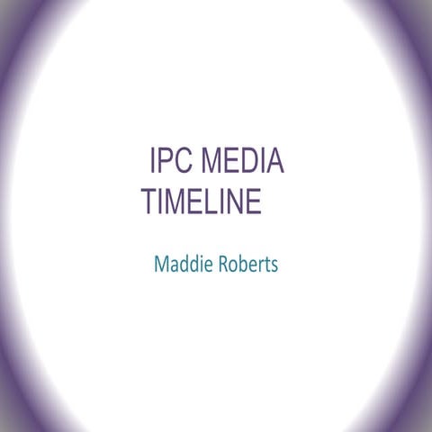 Ipc timeline | PPTX