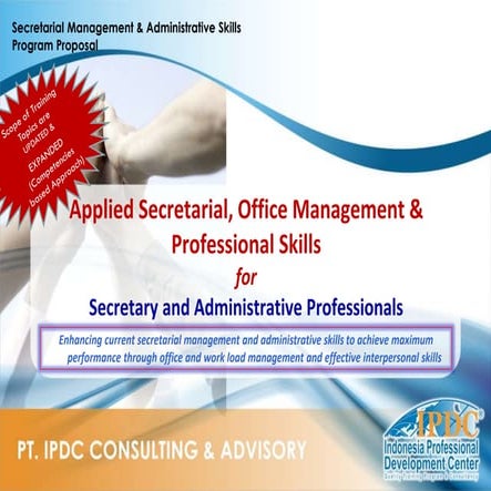 Ipdc training 2014 applied secretarial, office management ...