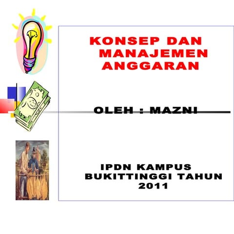 KONSEP ANGGARAN | PPT