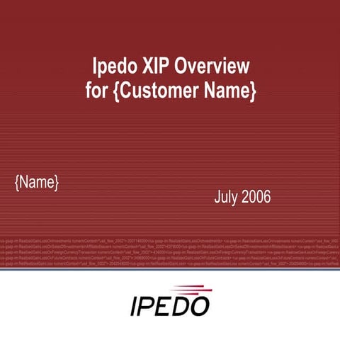 Ipedo Company Overview | PPT