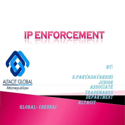 Ip enforcement | PPT