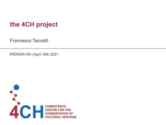 4ch Project presentations