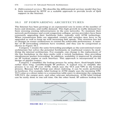 IP forwarding architectures and Overlay Model | PDF | Computer Networking | Computing