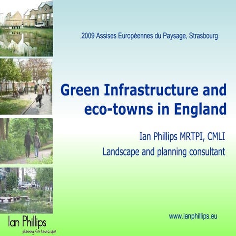 Presentation on Green infrastructure for Urban Areas | PPTX