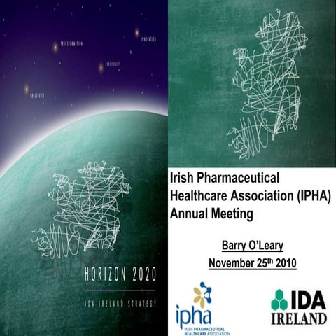 The IDA Ireland strategy for the pharmaceutical industy in Ireland | PPTX